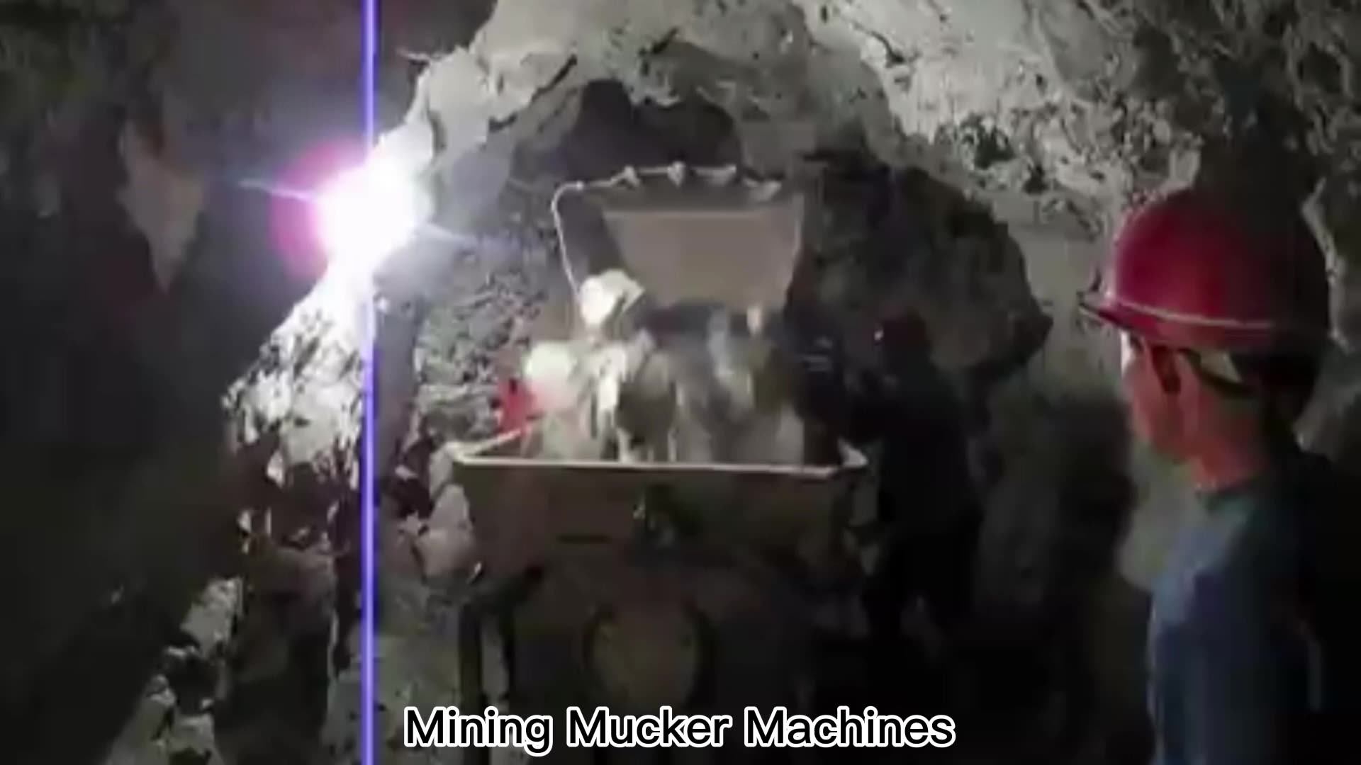 Small Tunnel Rock Loader Mining Underground Mucking Crawler Grilled ...