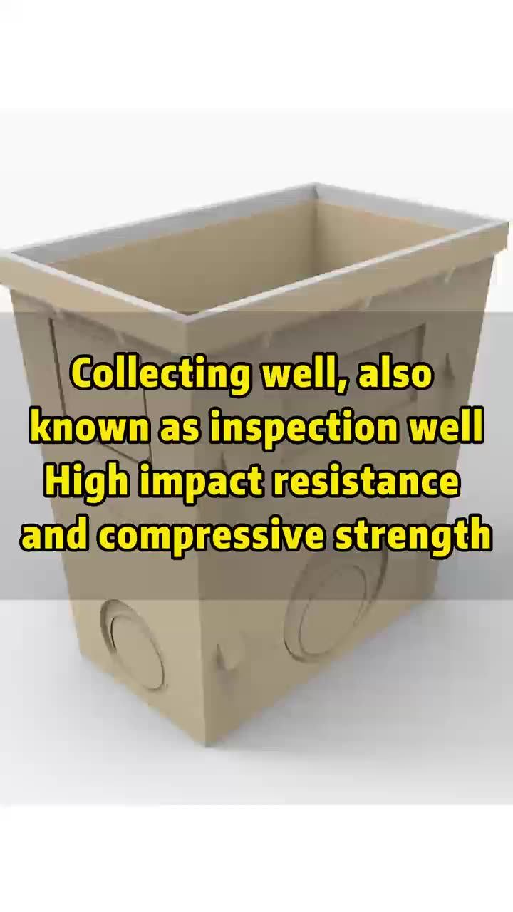 En1433 Finished Resin Concrete Inspection Chamber/sump Pit For Linear ...