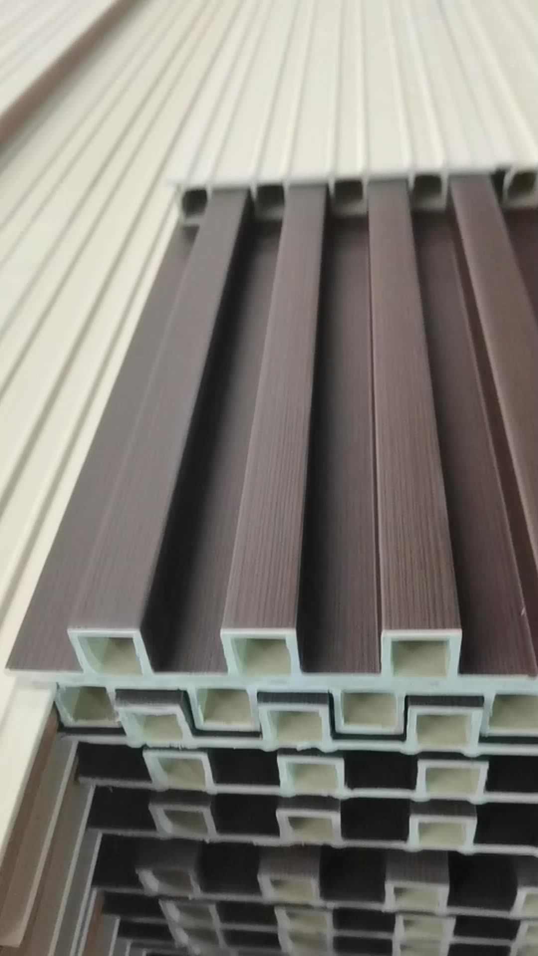 Hot Sale Wpc Cladding Fluted Wall Panel Wooden Grain Designs Pvc Wpc ...