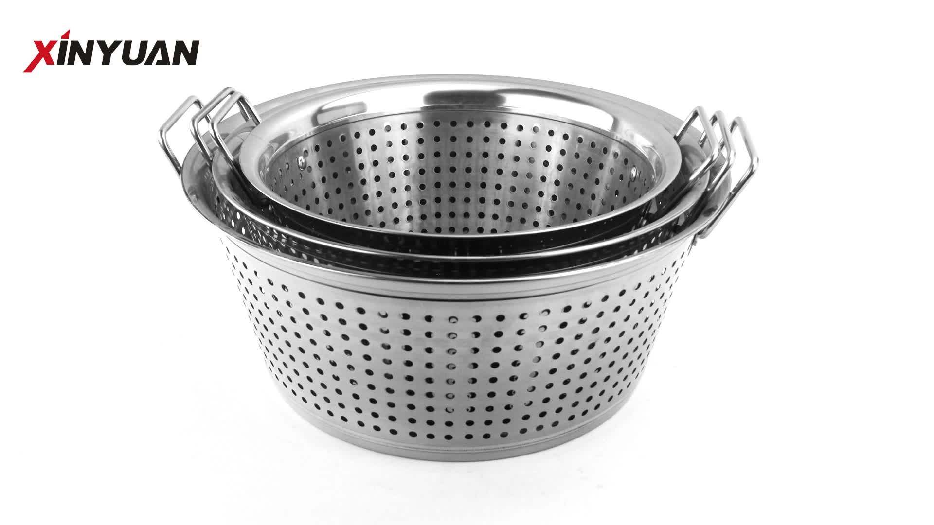 Rice Colander With New Product Stainless Steel Sink Colander Strainer ...