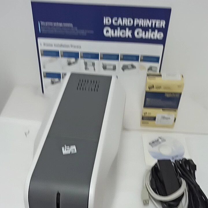 Idp Smart 51 Id Card Printer Single Sided Or Dual Sided Pvc Plastic ...