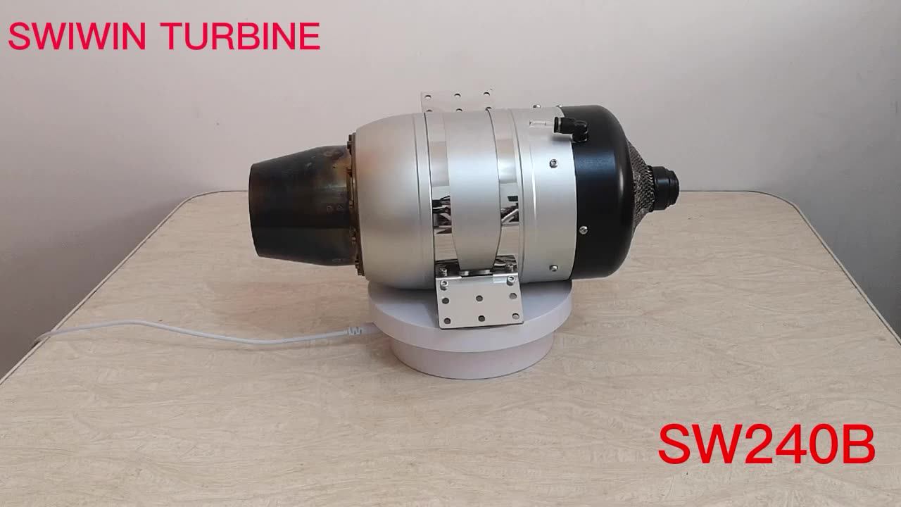 Swiwin Sw240b 24kg Brushless Turbine Engine Jet Turbojet Rc Large Model ...