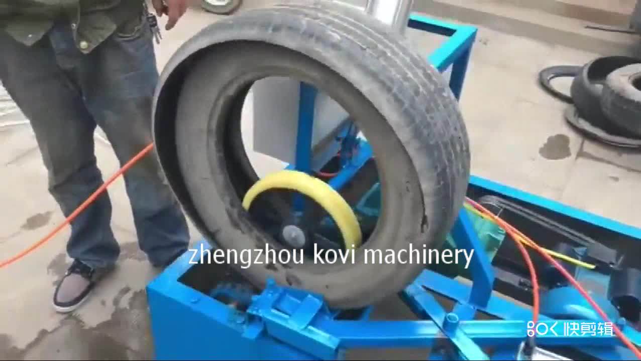 Big Old Tire Cutting Machine Tire Sidewall Cutter Waste Tyre Recycling ...