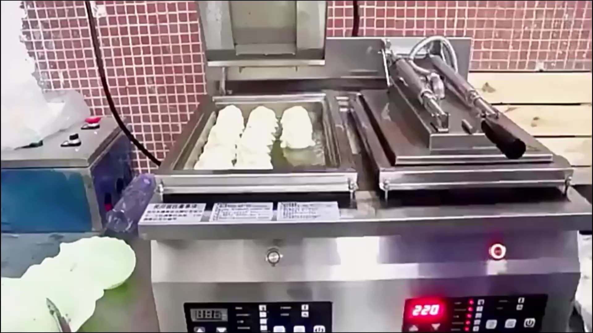 Commercial Electric Automatic Samosa Fryer Gyoza Frying Pan Fried ...