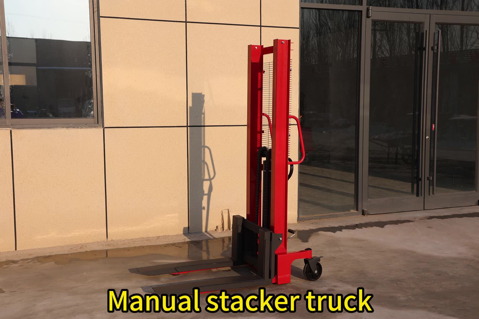 1 Ton Manual Stacker Hand Stacker With For Lifting Goods For Warehouse ...