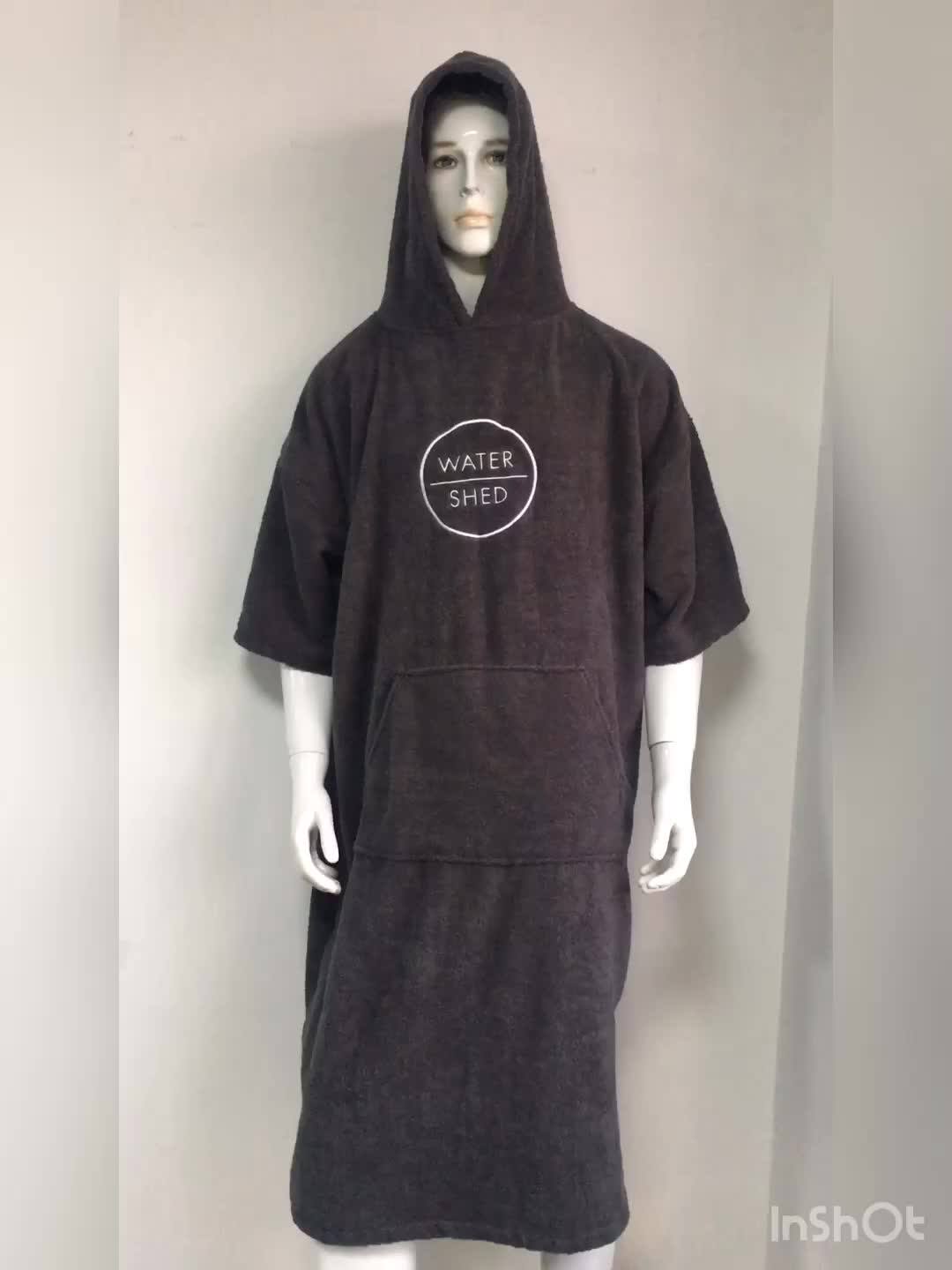 Surf Poncho Towel,Custom Cotton /microfiber Hooded Towel Adult Beach ...