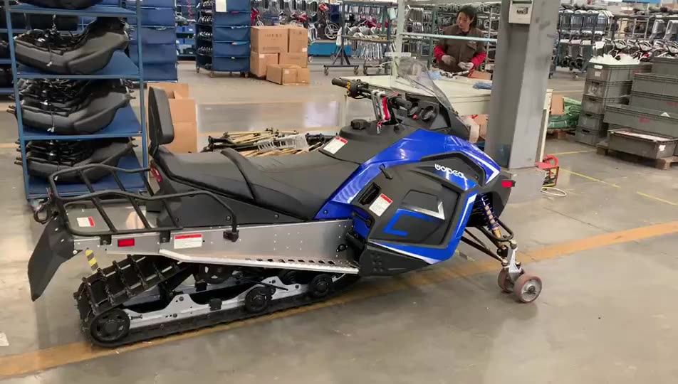 Adults Snowmobiles Chinese Snowmobile 300cc Snowscooter Snowmobile Snow ...