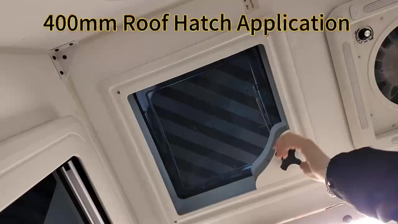 Rv Roof Hatch With 10 Levels Electric Remote Control Motorhome Roof Fan ...