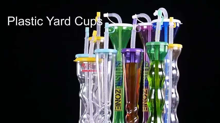 16oz/24oz/32oz Yardas Para Drinks Long Neck Parti Slushy Cup Daiquiri ...