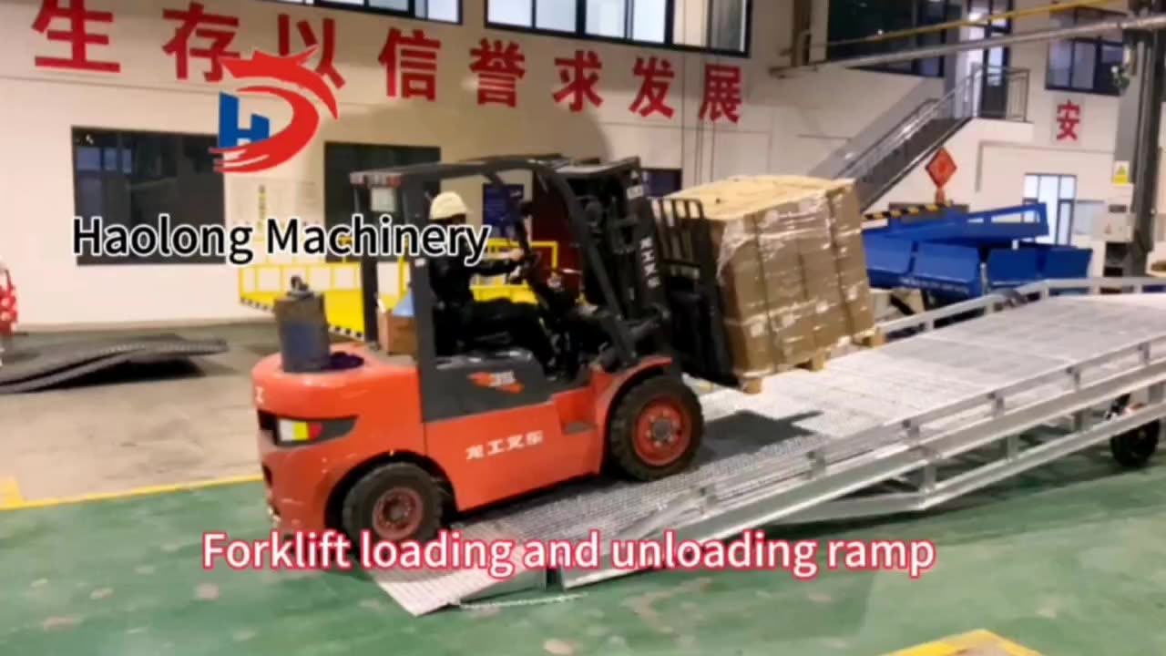 Container Loading Ramp Mobile Truck Unloading Platform Manufacturer ...