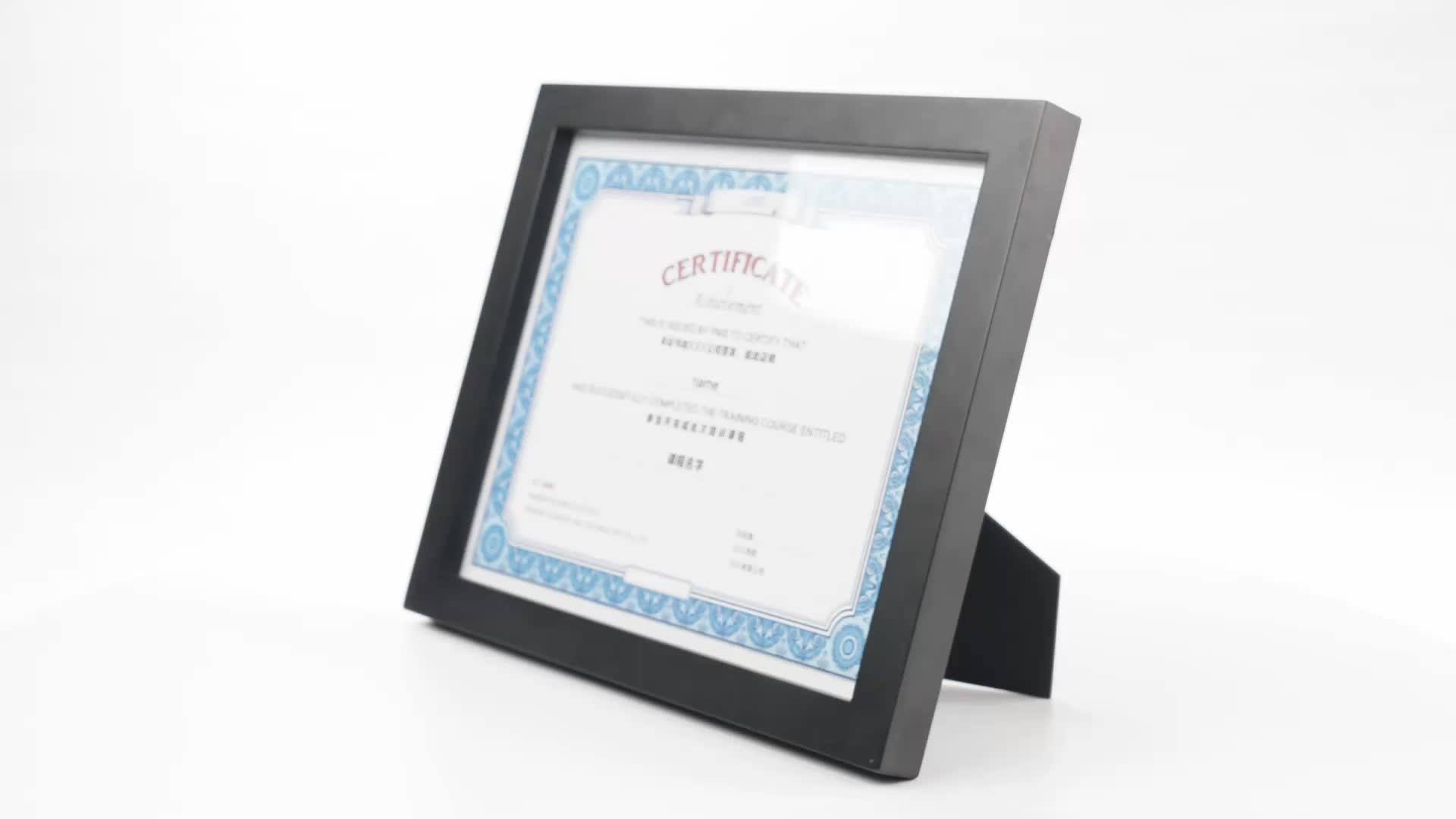 High Quality Craft Frame A4 Certificate Diploma Frame And Desktop ...