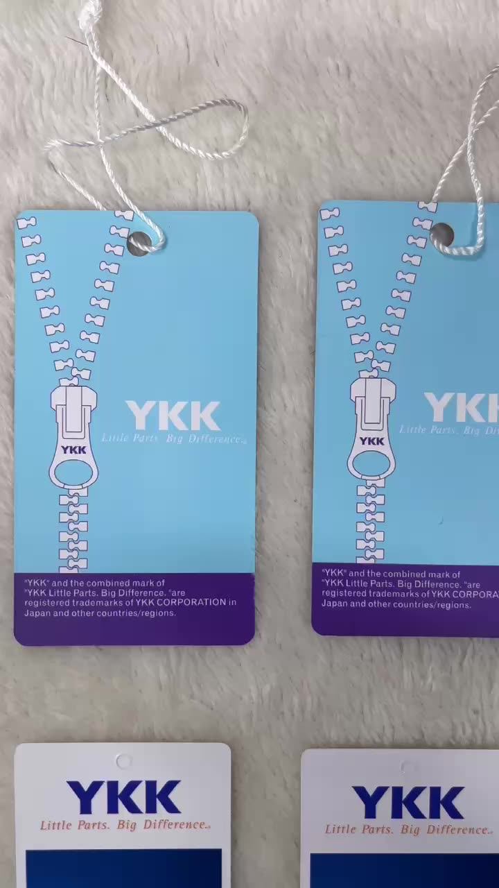 YKK拉链吊牌 YKK大小吊牌现货 YKK挂牌 拉链标签 规格5*9 吊牌卡-阿里巴巴