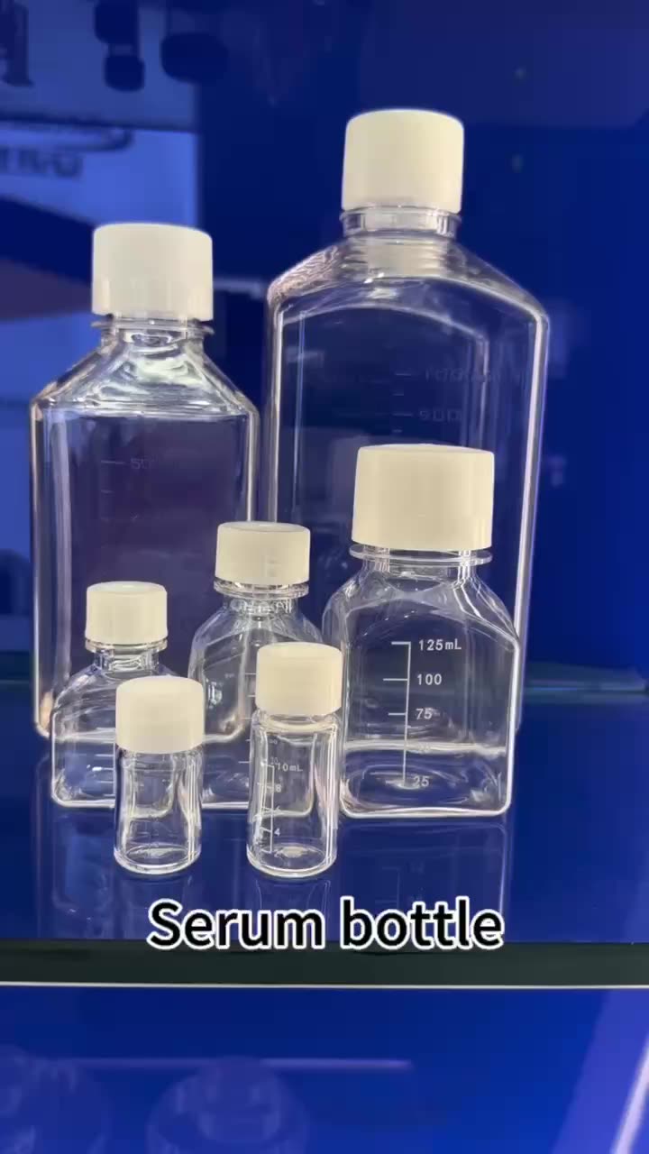 Amngent Samples Laboratory Reagent Bottles Pet Petg Sterile Reagent Bottle Square Media Bottle ...