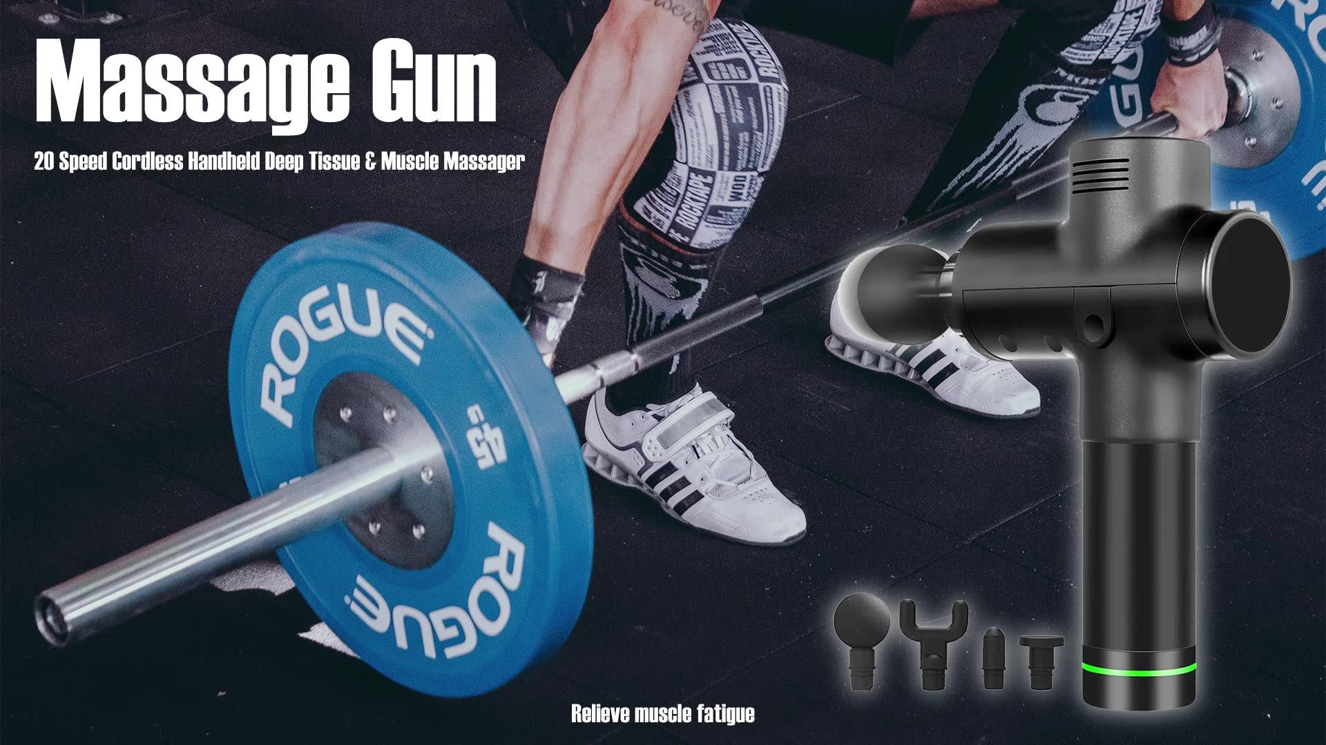 2020 Professional 20speed Body Foot Deep Tissue Percussion Vibration ...