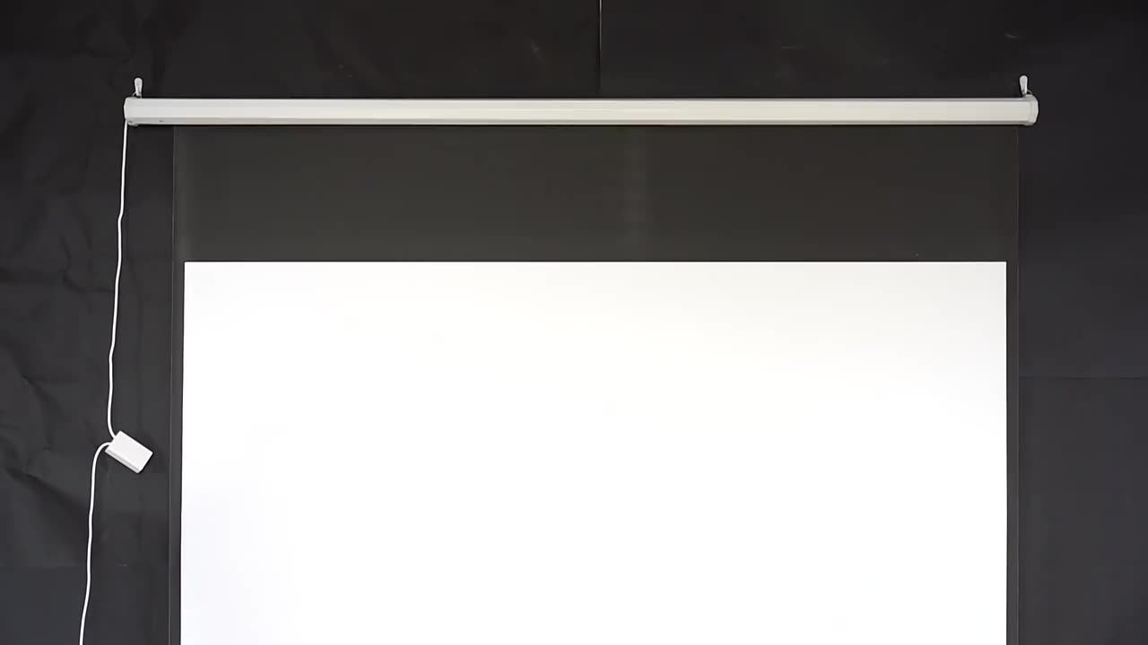 Motorized Projector Screen 150 Inch 200 Inch 300 Inch Wall Home Cinema ...