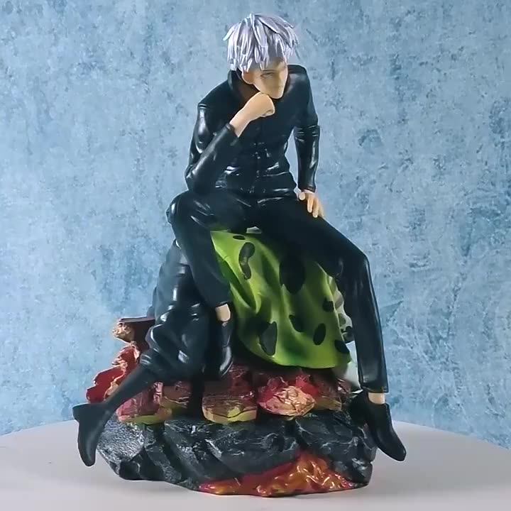 Jujutsu Kaisen 25cm Sitting Gojo Satoru Figure Pvc Dolls New Arrival ...