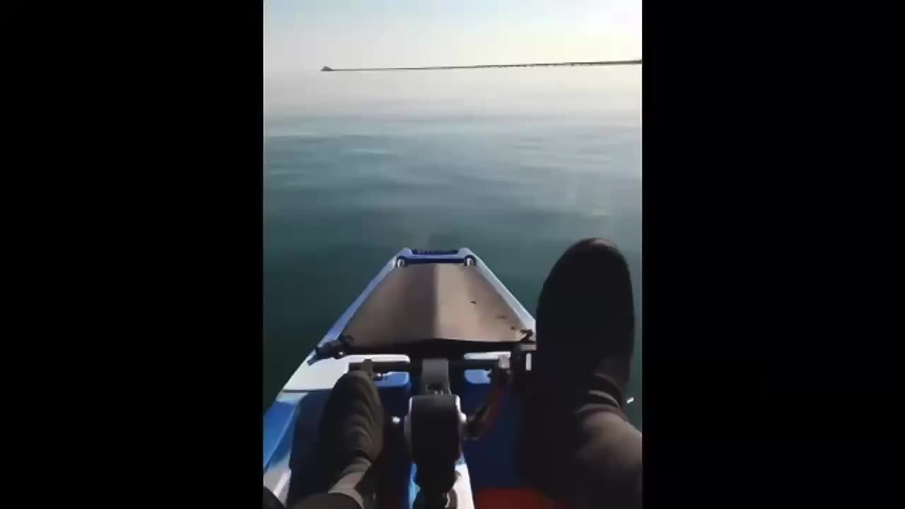 Vicking 11ft Fishing Kayak Propeller Pedal Drive Kayak Single Person ...