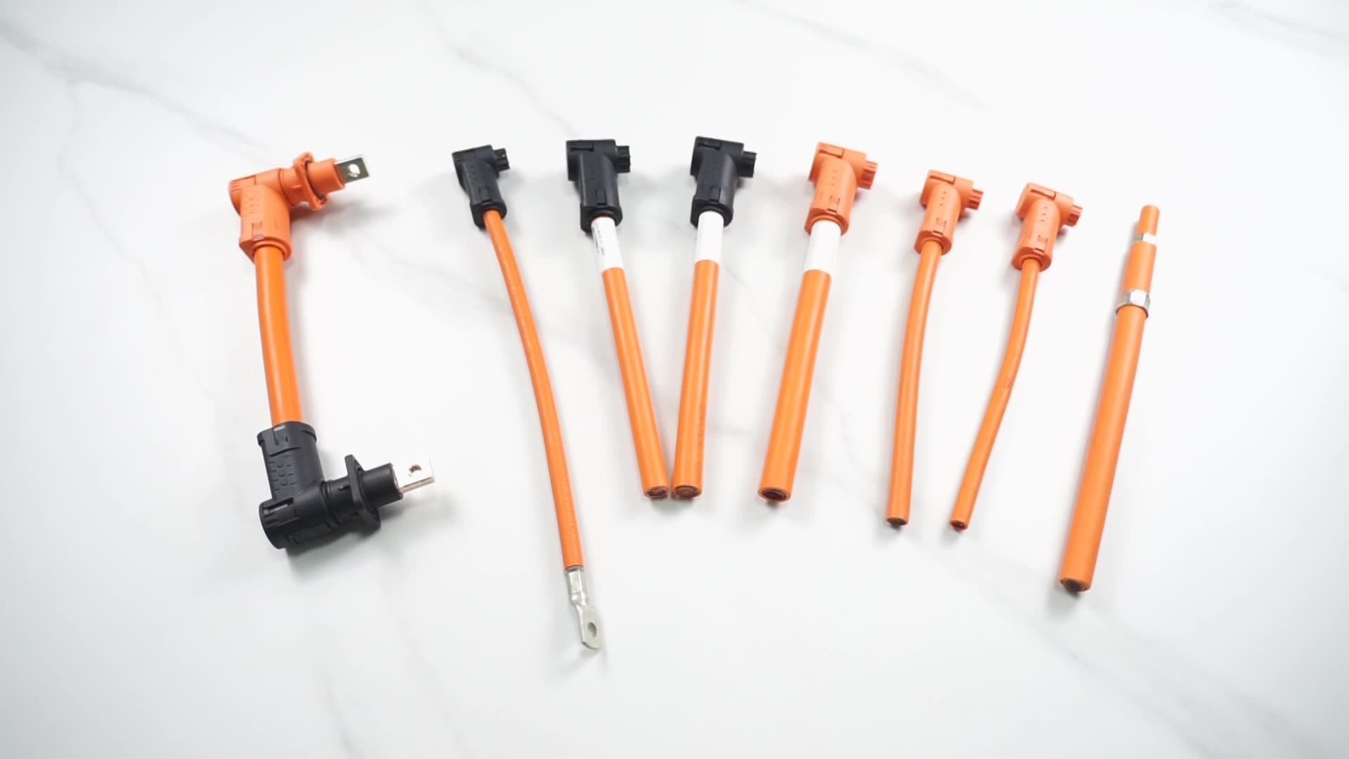 Hv 1 Pin 200a Right Angle Cable Plug And Busbar Dc Power Socket ...