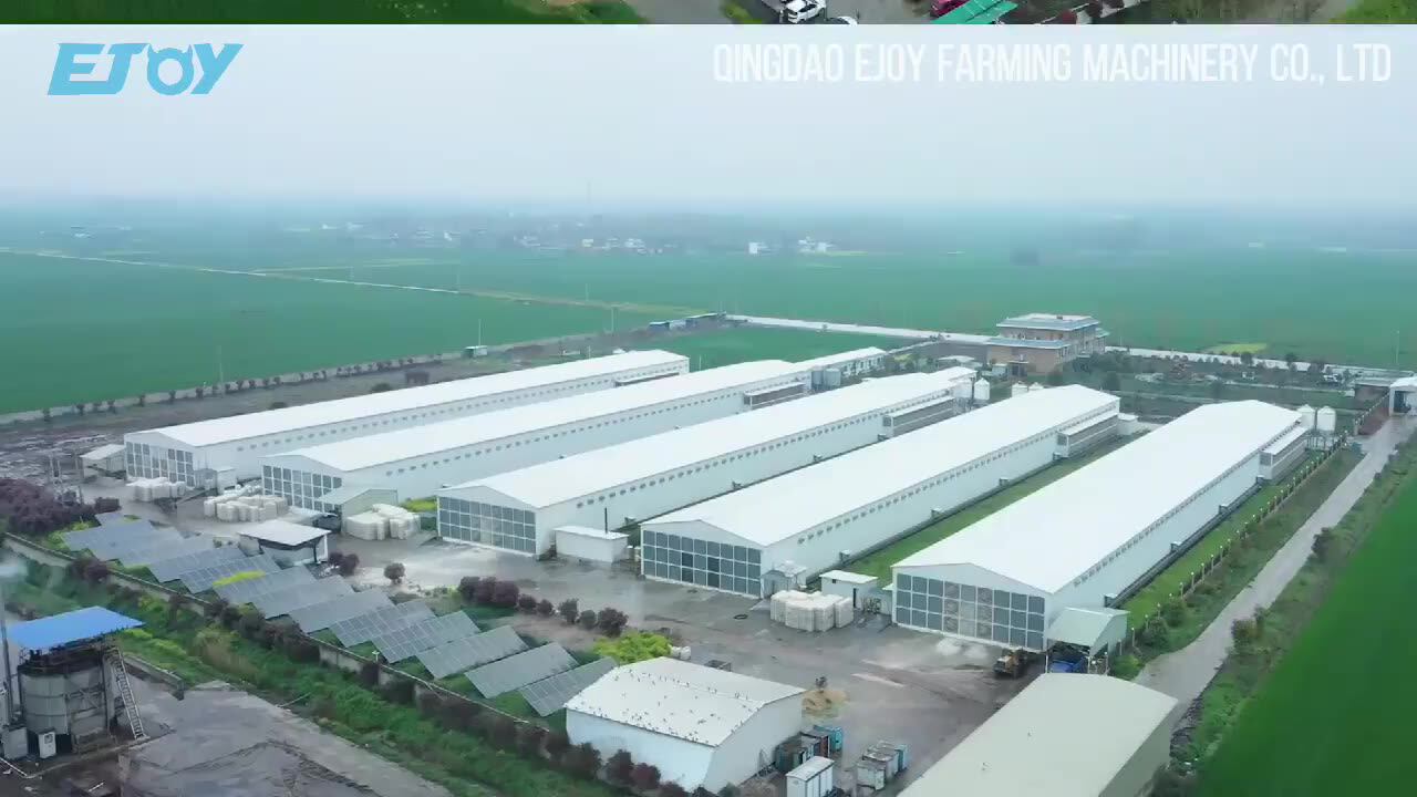 Prefab Poultry Closed House System With Full Set Automatic Broiler ...