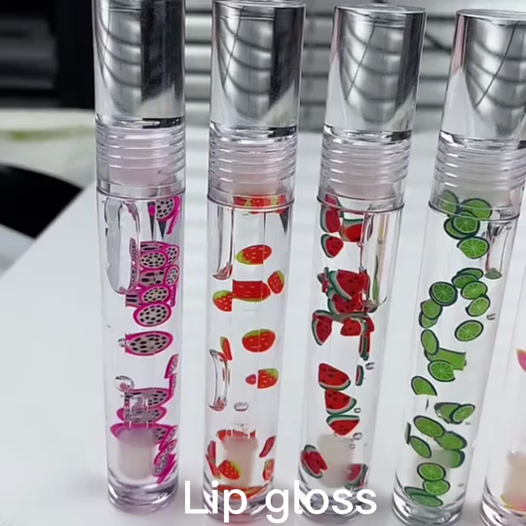 Dudu Lip Oil Transparent Glass Foreign Trade Color Makeup Sequins ...