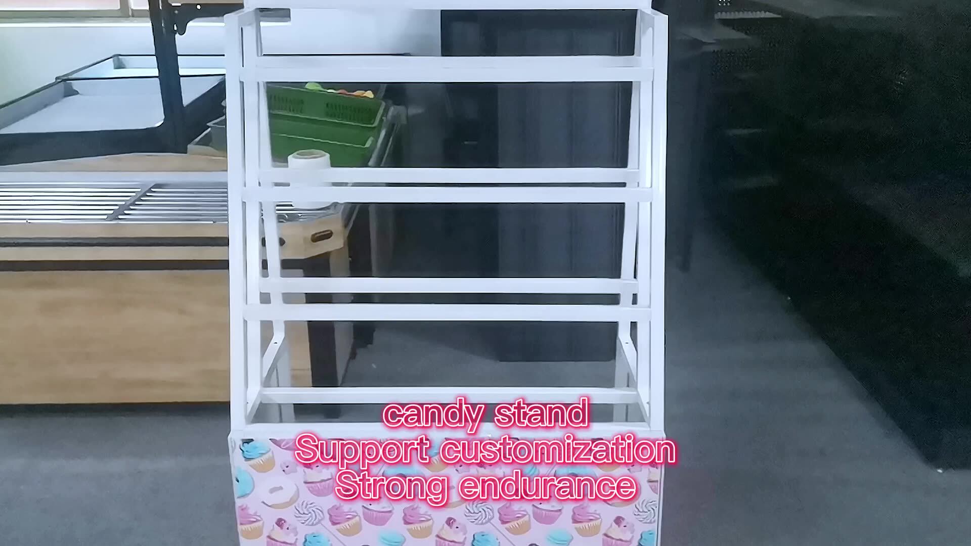 Large Candy Display Stand With Acrylic Bins - Buy Bulk Candy Display ...