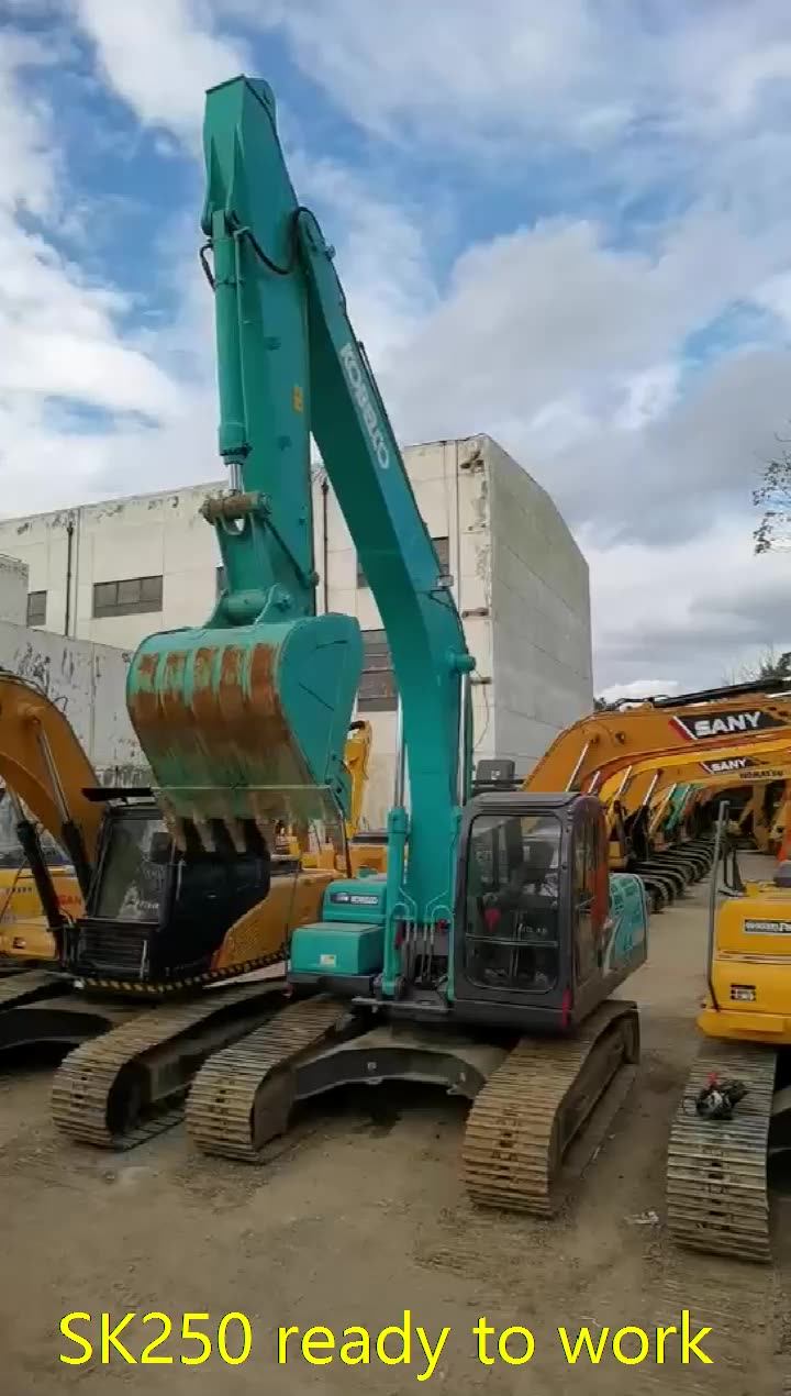 Kobelco Sk250 Used Crawler Excavator,Used Construction Machine 25ton ...