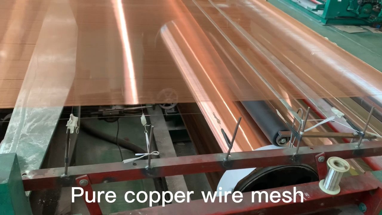 Ultra Fine Faraday Cage Emi Emf Rf Shielding Red Copper Wire Mesh - Buy ...