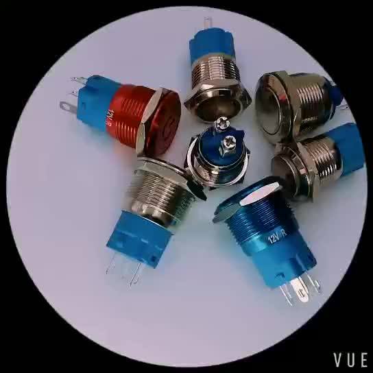 16mm Waterproof Round Push Button Switch Cover / Switch - Buy Push ...