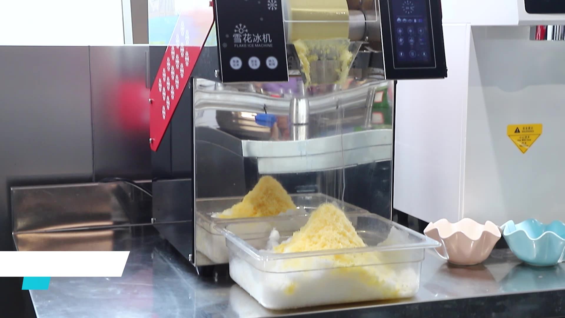 Commercial Air Cooled Snow Flake Ice Cream Crusher Shaving Machine ...