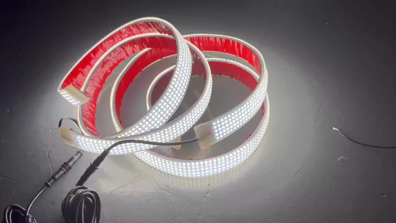 High Density 5 Row Pure White Wheel Light Kit Waterproof White Led ...