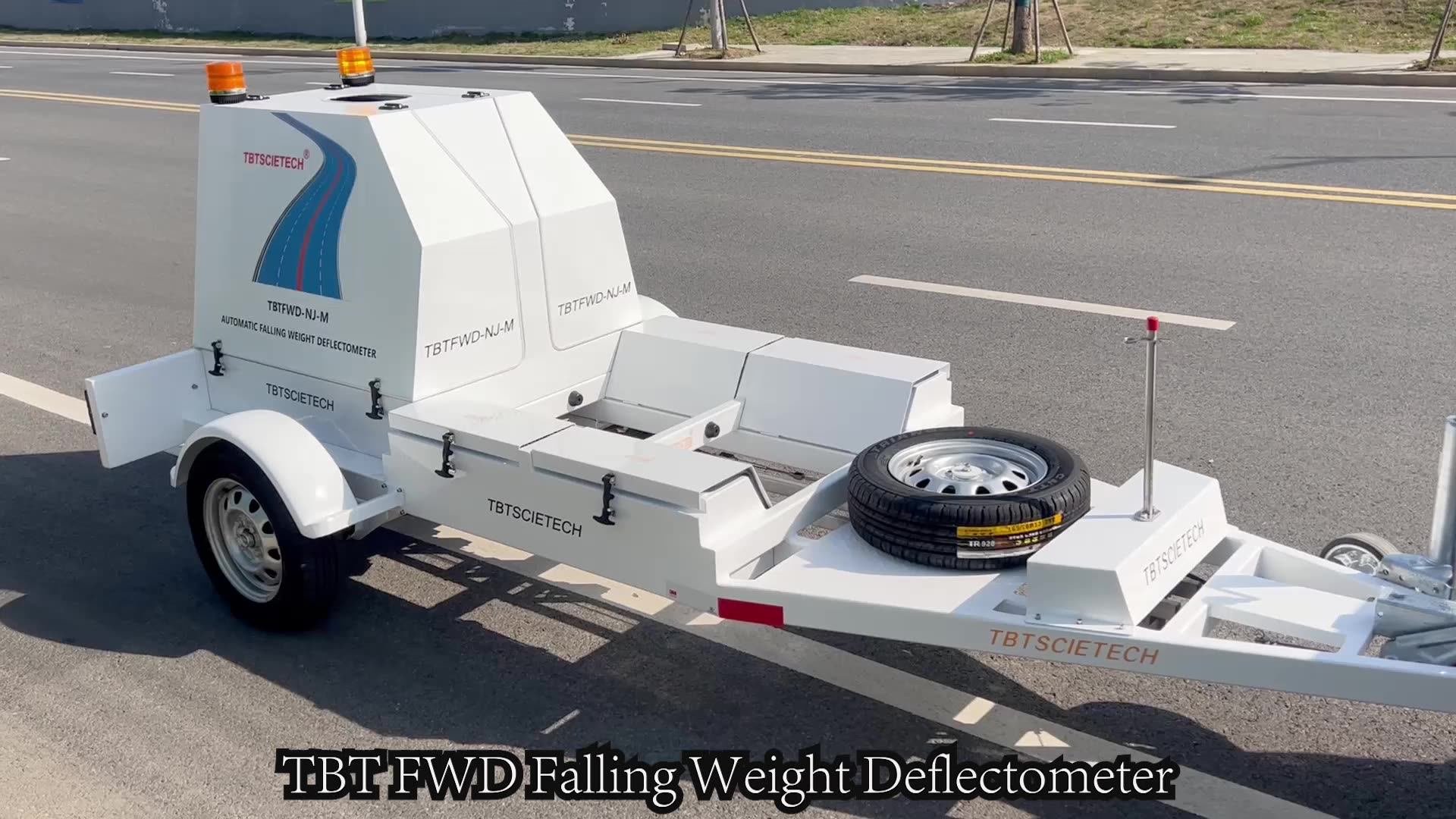 AASHTO R32 TBT ASTM D4694 for airport pavement FWD HWD Automatic ...