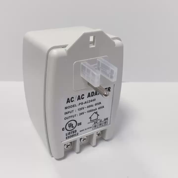 120v To 24vac 40va Class Ii Transformer Plug In Transformer - Buy 110v ...