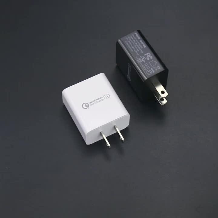 Qc3.0 American Standard Quick Charger Ul Fcc Certified Us 5v3a 9v2a ...