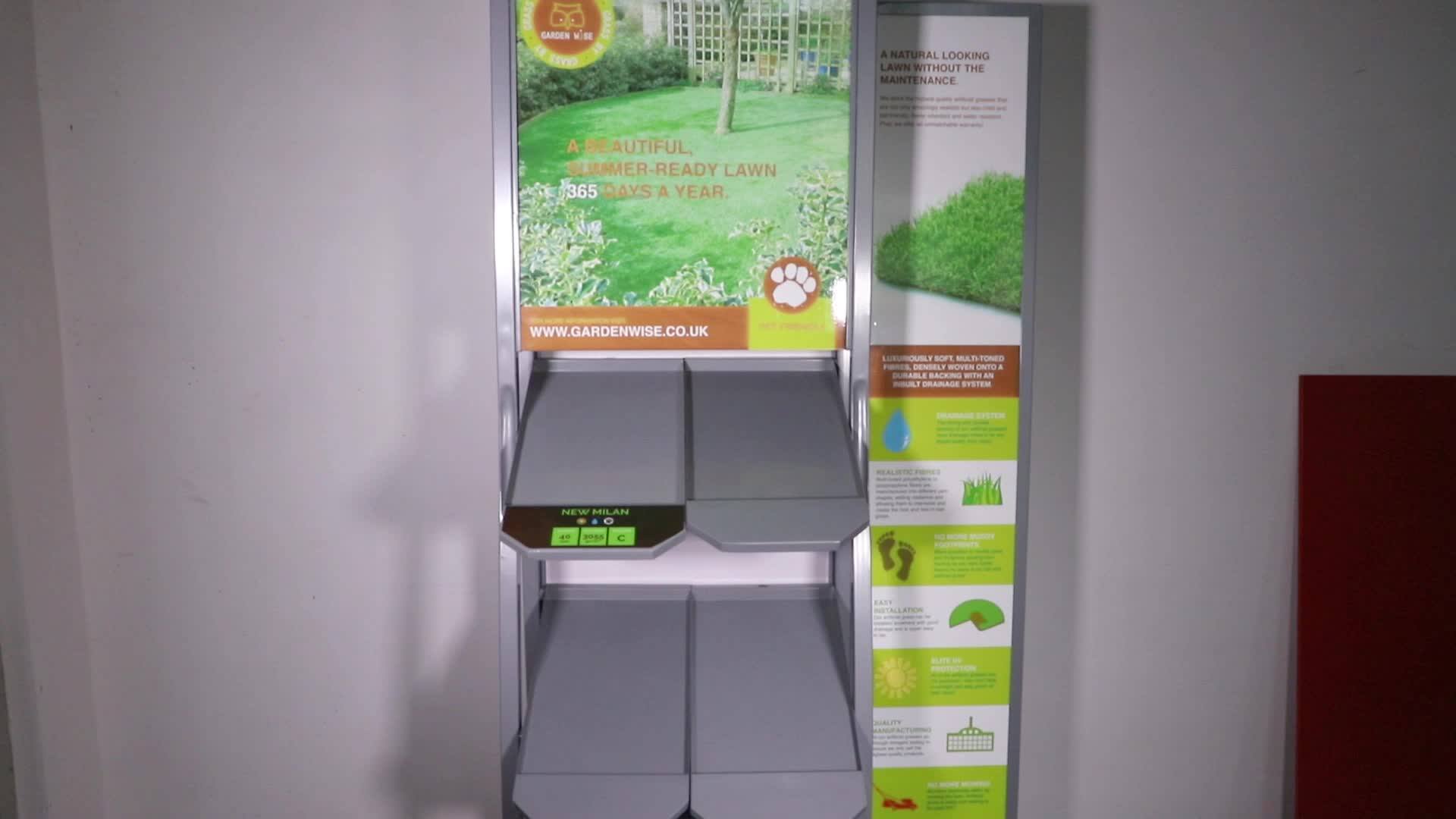 Retail Store Pos Floor Standing Metal Car Door Mat Rug Display Rack ...