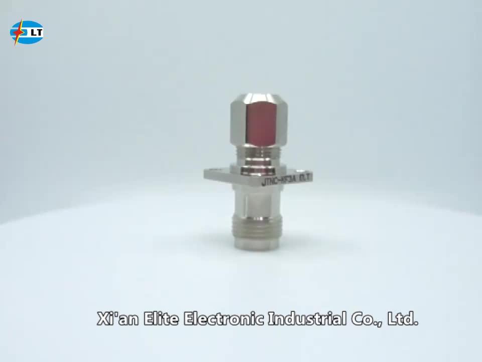 Female Bulkhead Four Hole Flange Panel Mount Tnc Rf Connector - Buy Tnc ...