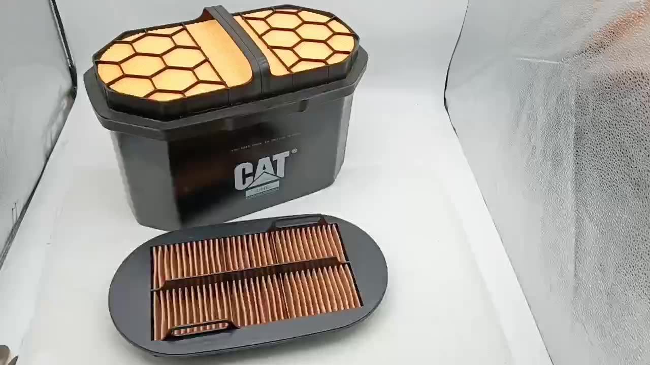 Construction Machinery Parts Air Filter Kit 496-9845 496-9846 For Cat ...
