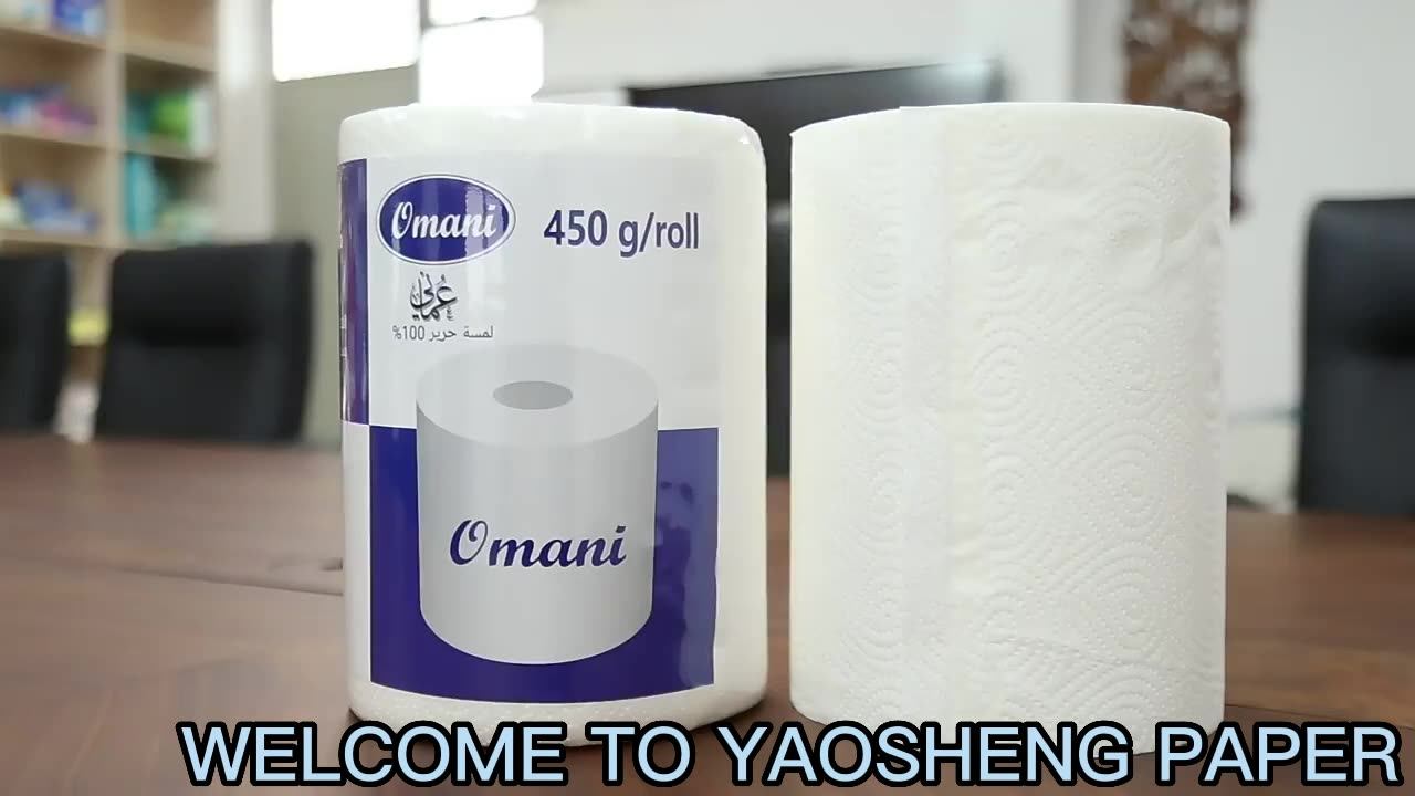 Commercial Hard Wound Kraft Paper Towel Rolls For Hand Drying /clean Up ...