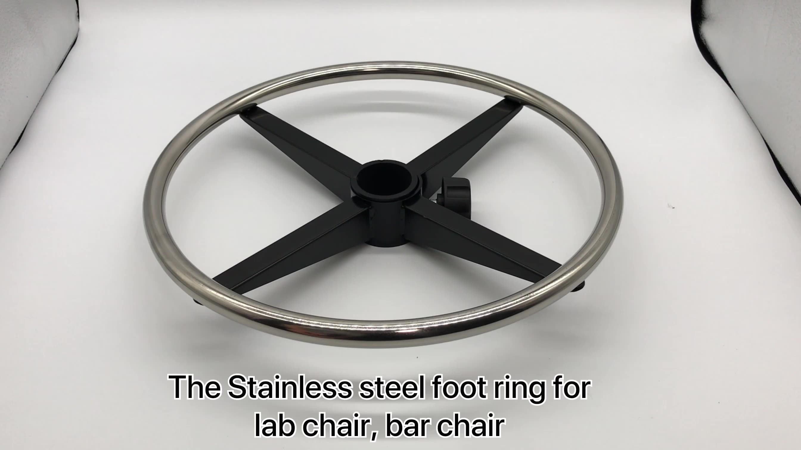 Aluminum Polished Office Commercial Chair Foot Ring Chair Base Lab ...