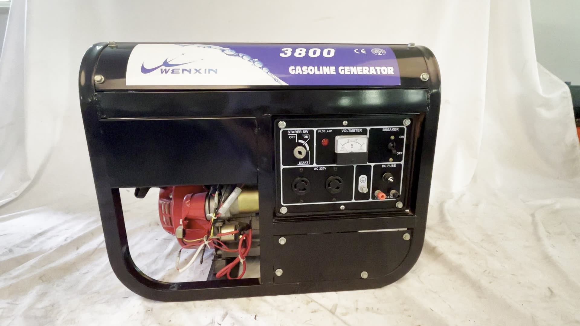 Wenxin High Quality Generator 3kw Gasoline Generator Wx-3000d Petrol ...