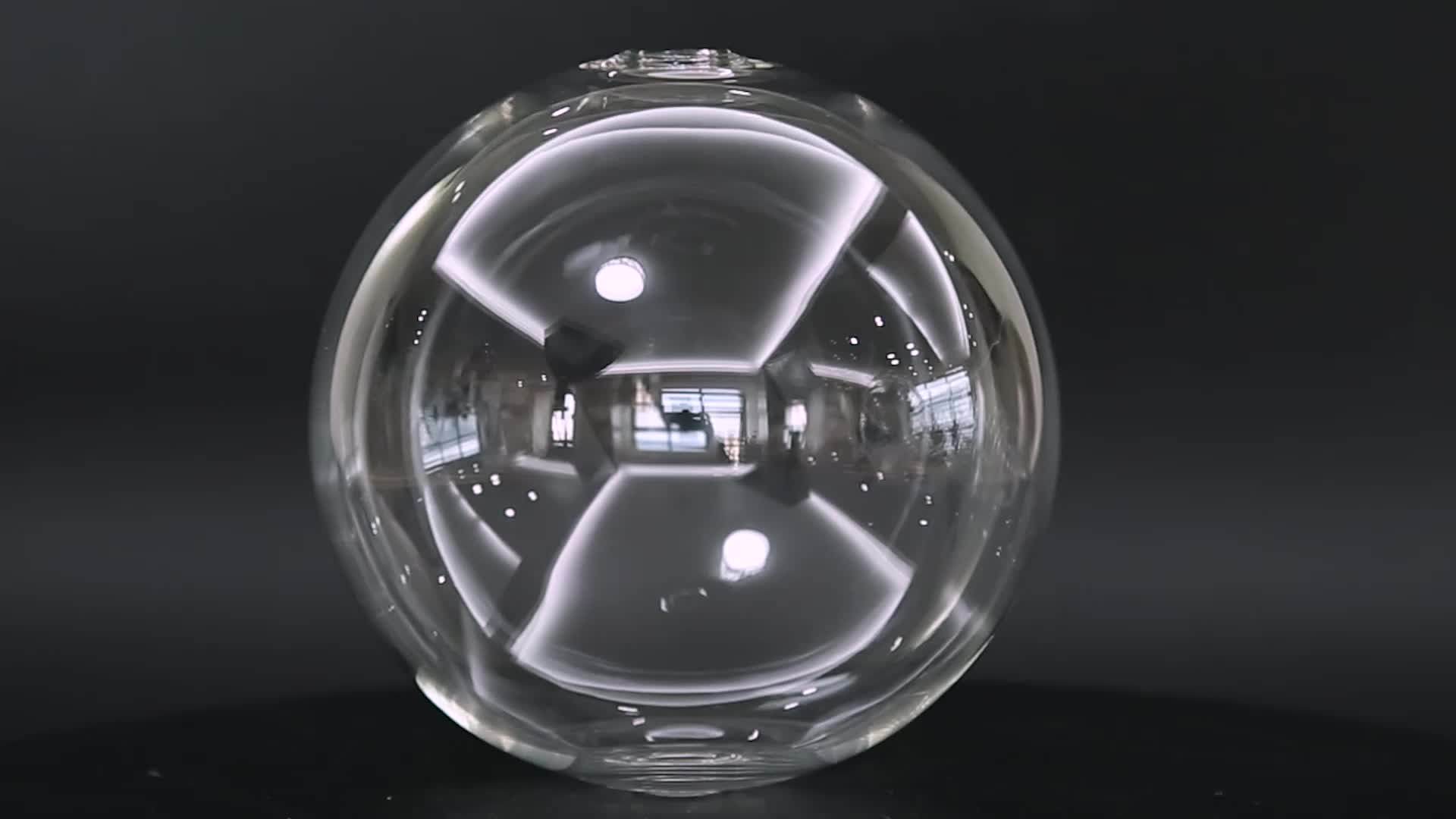 Hanging 100mm 150mm 200mm Globe Ball Lighting Covers Sphere Shade Glass ...