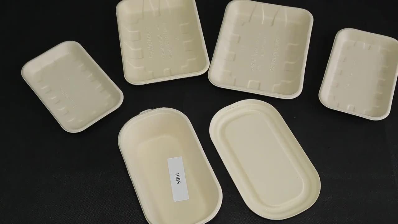 Take Away Food Packaging Delivery Container 3 Compartment Disposable ...