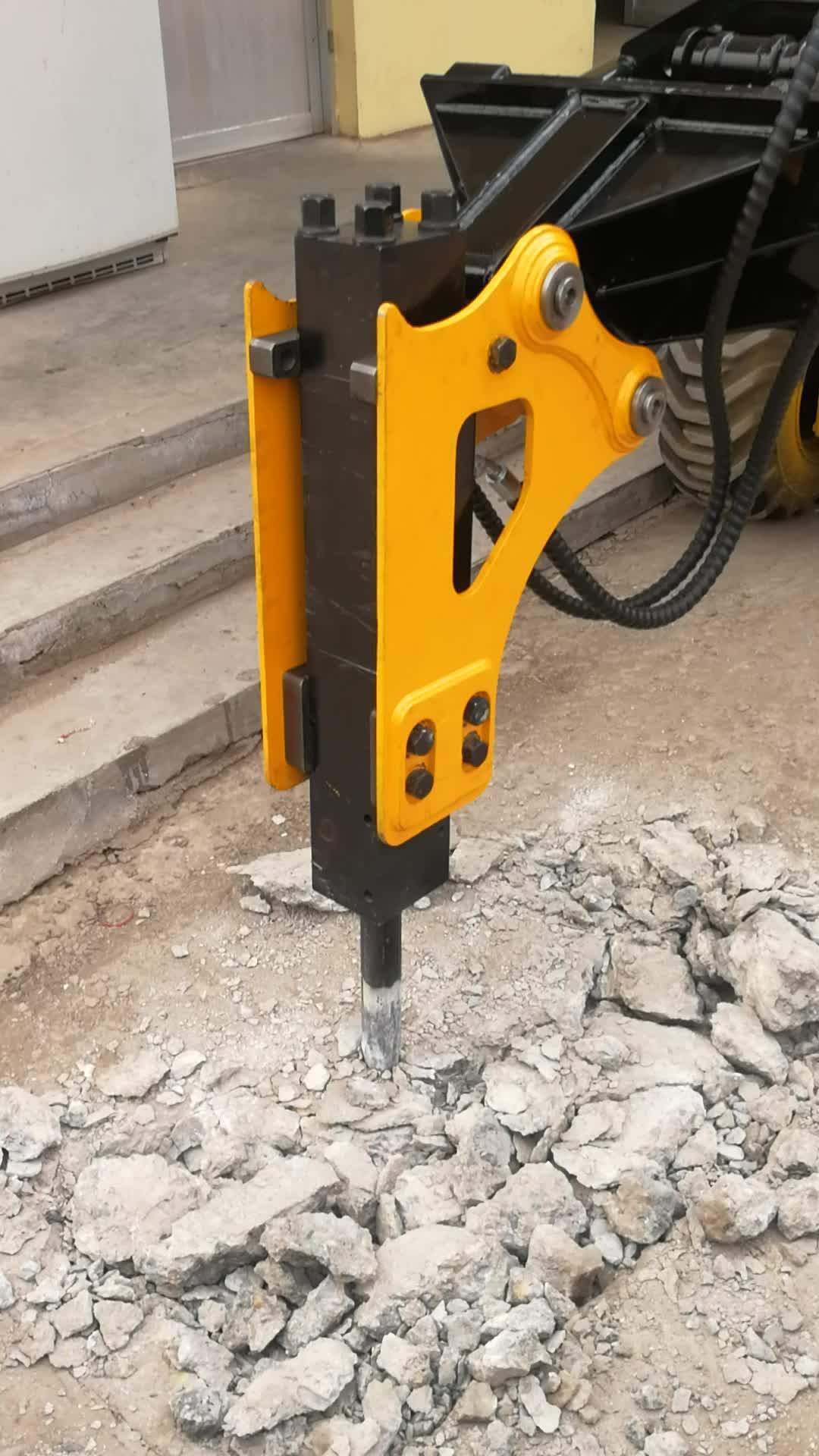 Hydraulic Rock Road Breaker Hammer For Loader And Excavator - Buy Rock ...