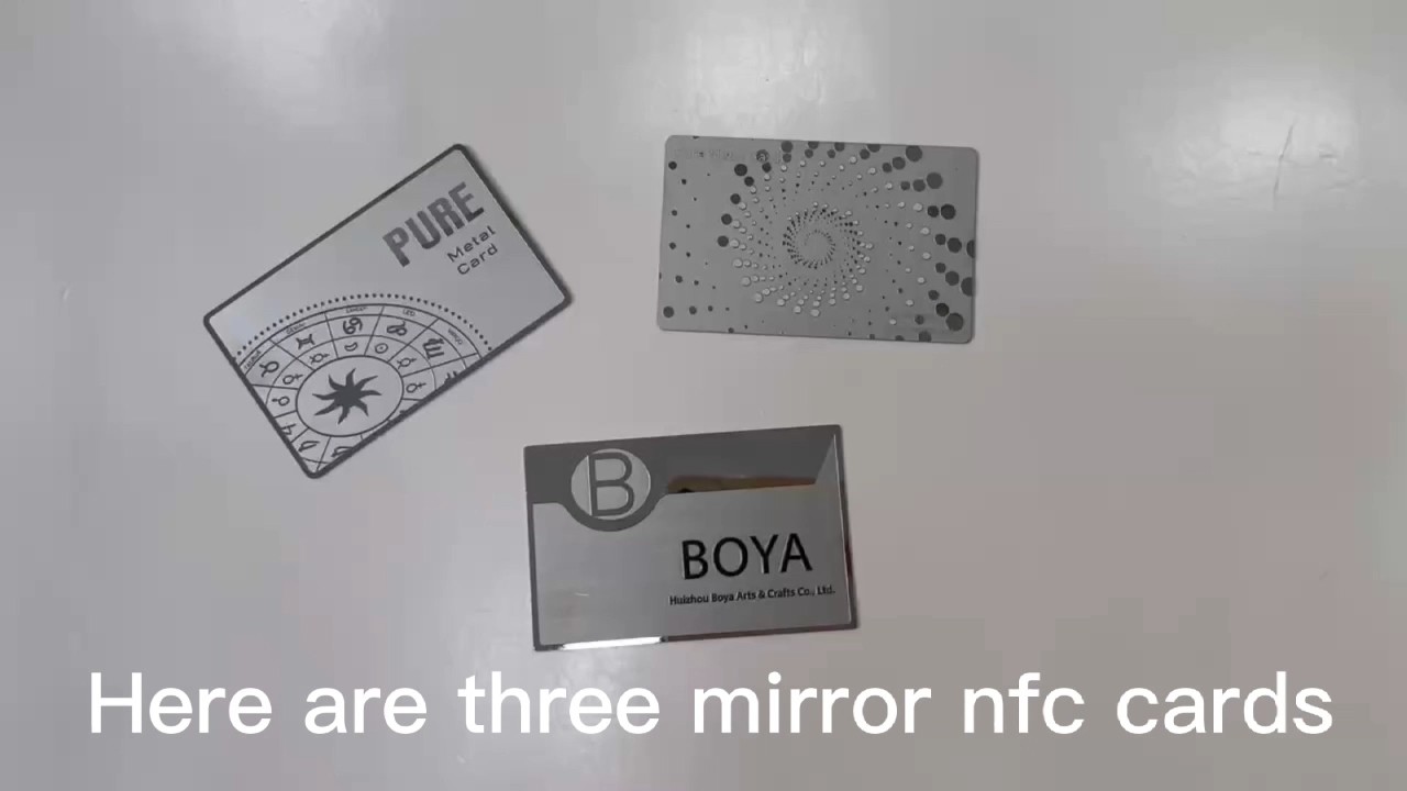 Customize Printing New Arrival 13.56mhz Nfc Stainless Steel Metal Nfc ...