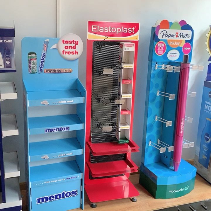 Promotion Cardboard Hook Display Stand Paper Rack,Corrugated Cardboard ...