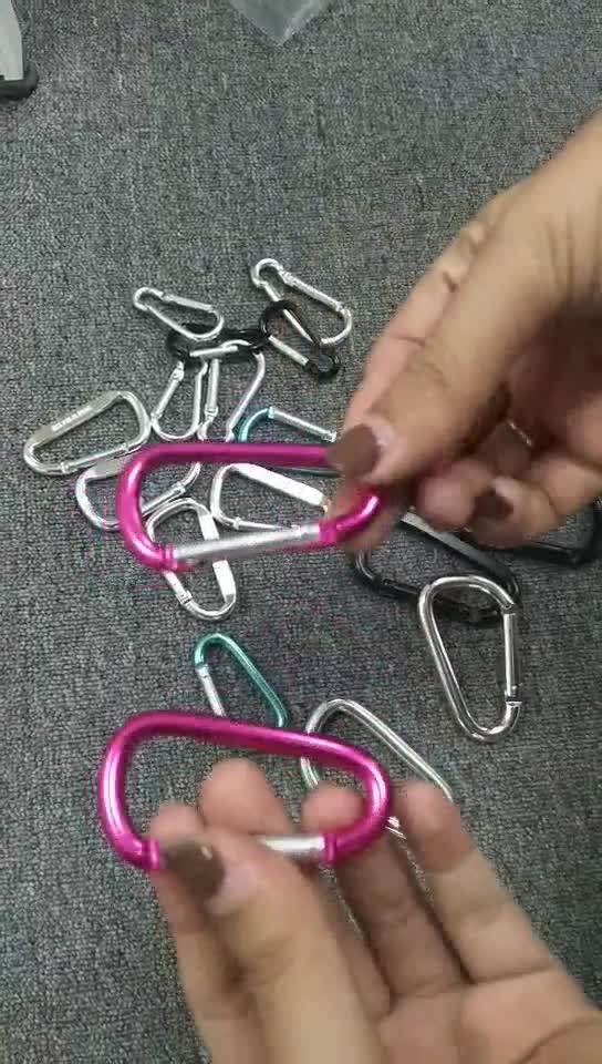 Aluminum Hiking Carabiner Hook Mountain Climbing Hook - Buy Mountain ...