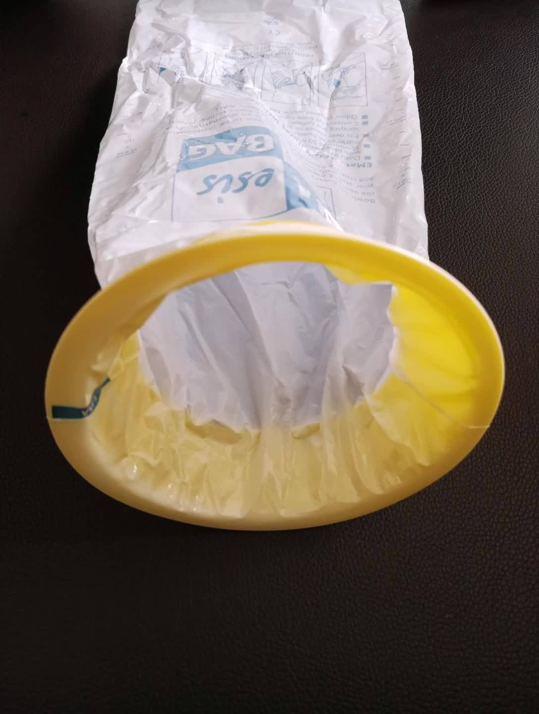 Custom Disposable Blue Emesis Barf Bags Leakproof Vomit Plastic Bags ...