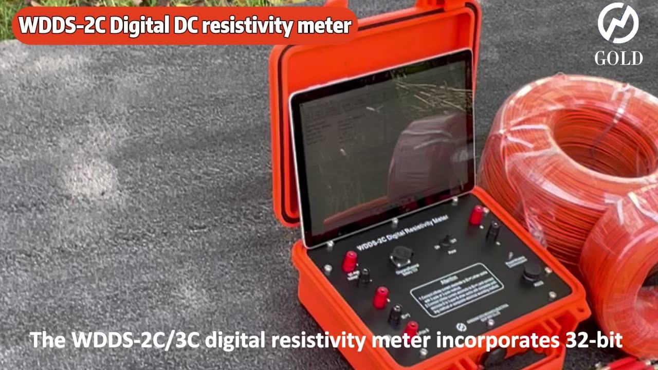 Geotechnical Dc Resistivity & Ip Meter Testing 4-wire Resistance ...