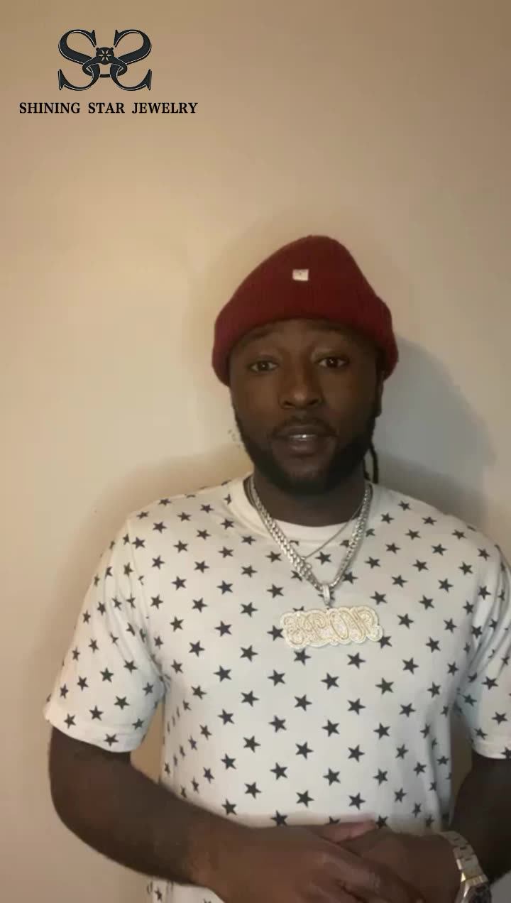 Factory Price Men Women Enamel Jewelry Vvs Moissanite 925 Sterling ...