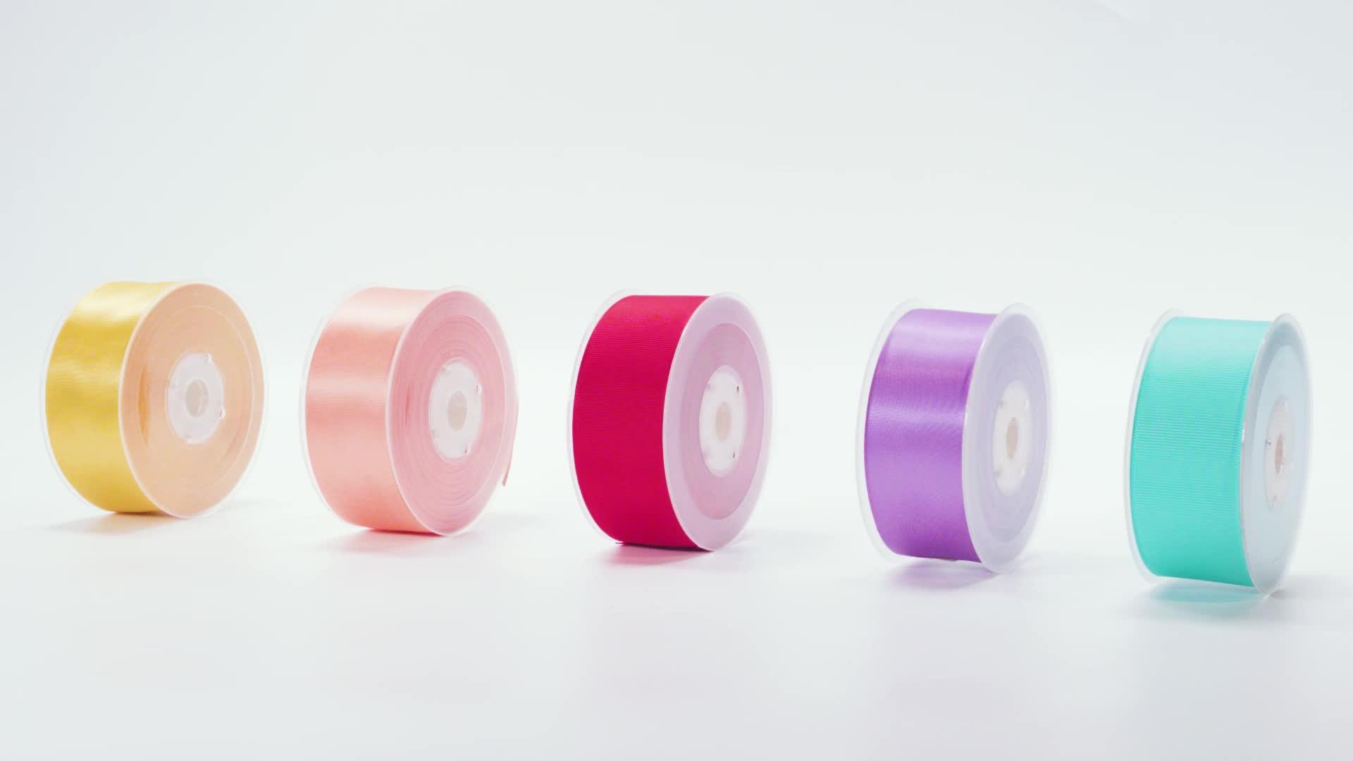 Yama Factory Stock Ribbon 196 Solid Colors 100 Yards Per Roll Single ...