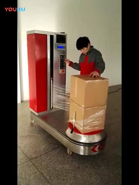 Luggage Wrapper Baggage Packer Airport Plastic Film Stretch Wrapping ...